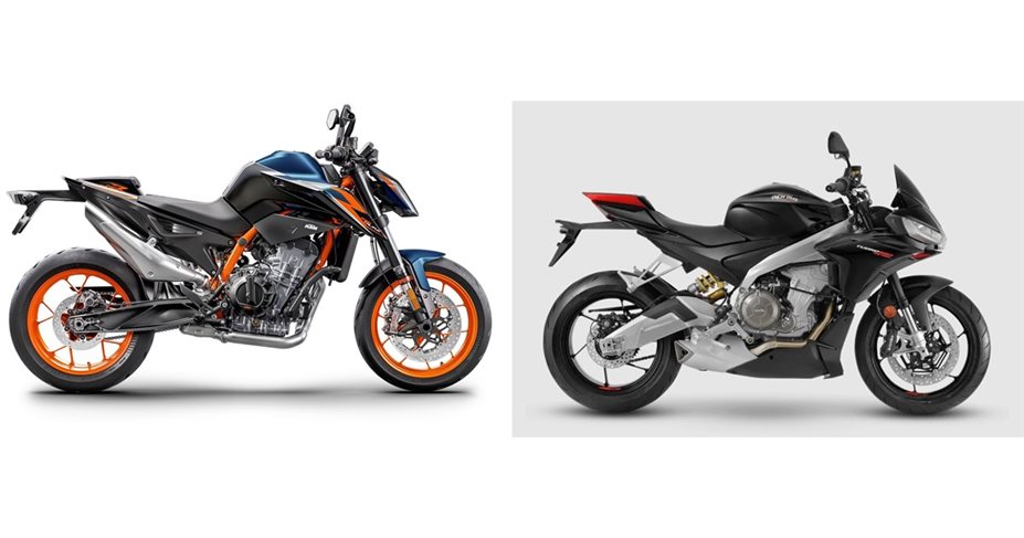 KTM 890 Duke R 2023 vs Aprilia Tuono 660 Factory 2023