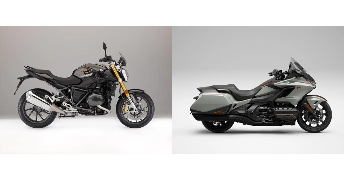 BMW R 1200 R 2018 vs Honda GL 1800 Goldwing 2021