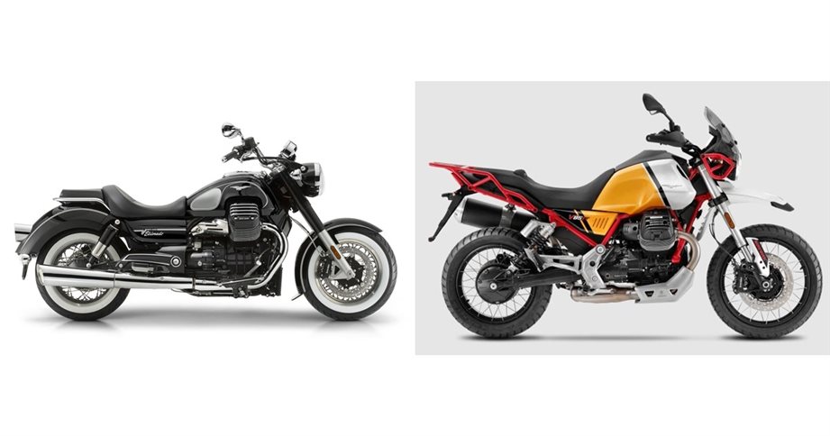 Motorrad Vergleich Moto Guzzi California 1400 Eldorado 2018 vs. Moto ...