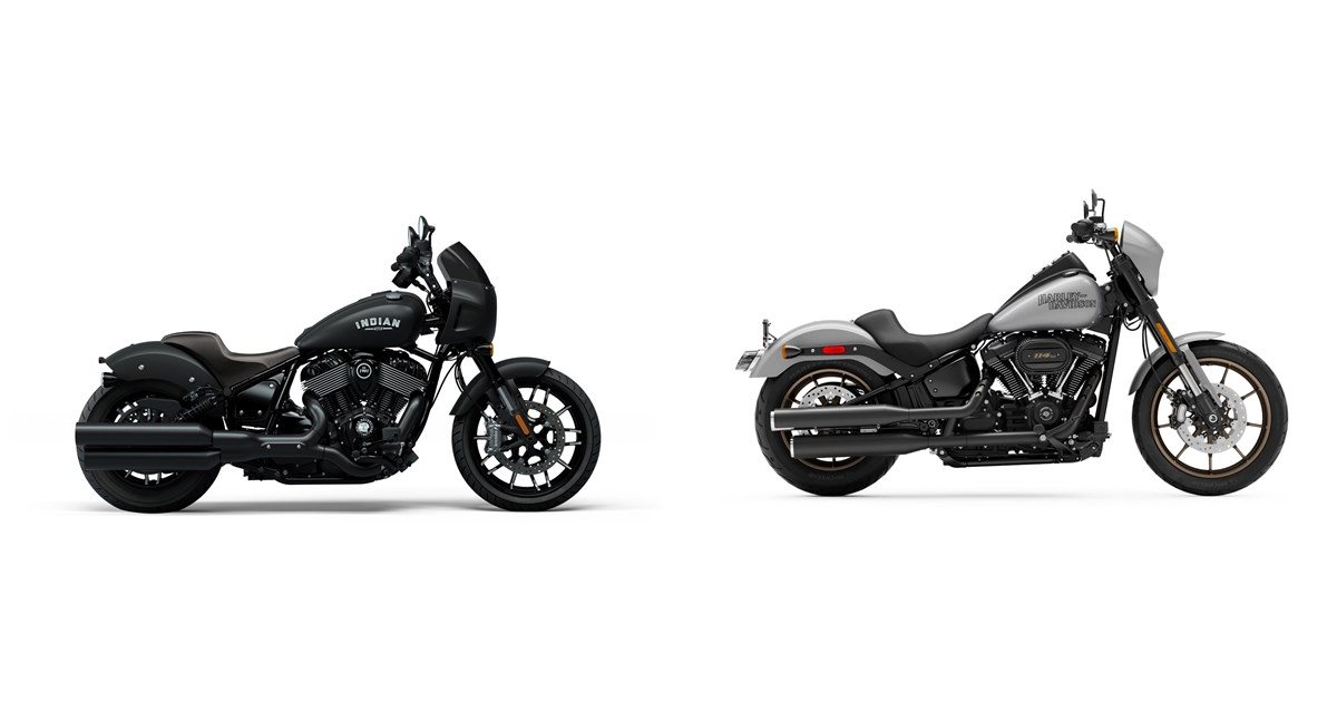 Motorrad Vergleich Indian Sport Chief 2023 vs. Harley-Davidson Softail ...