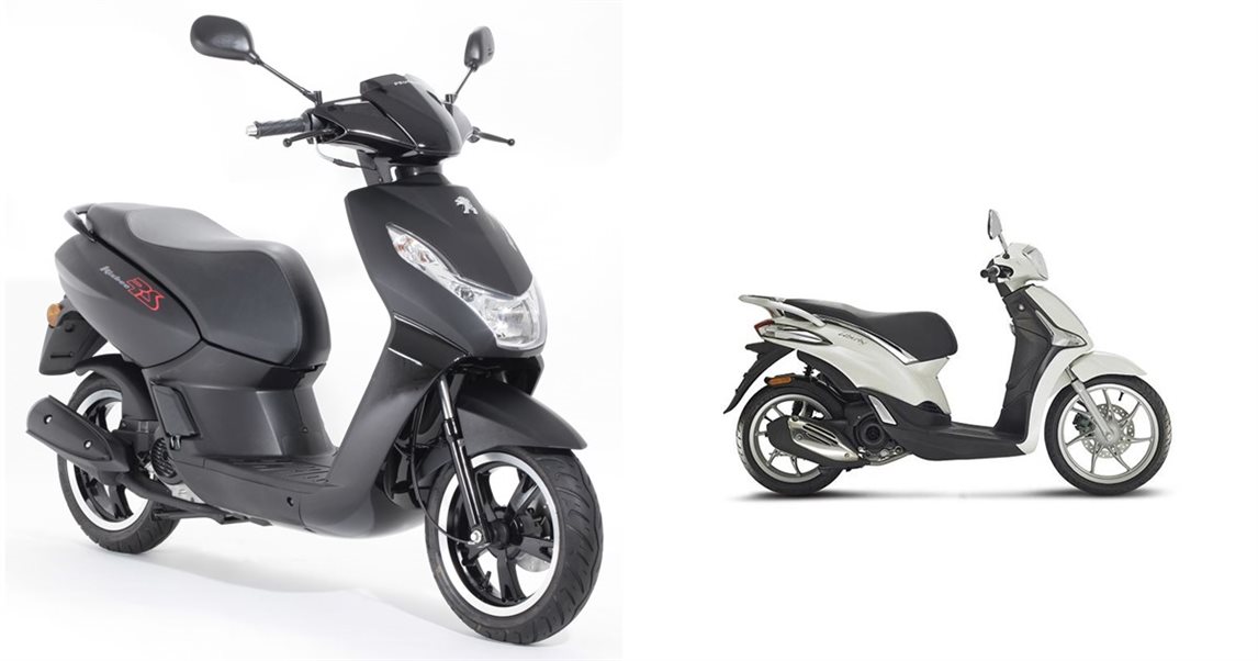 Motorrad Vergleich Peugeot Kisbee 50 Rs 2t 2014 Vs Piaggio Liberty 50