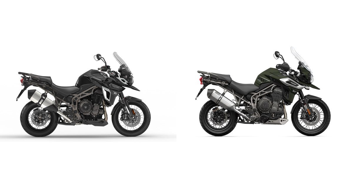 Motorrad Vergleich Triumph Tiger Explorer XCx 2017 vs. Triumph Tiger ...
