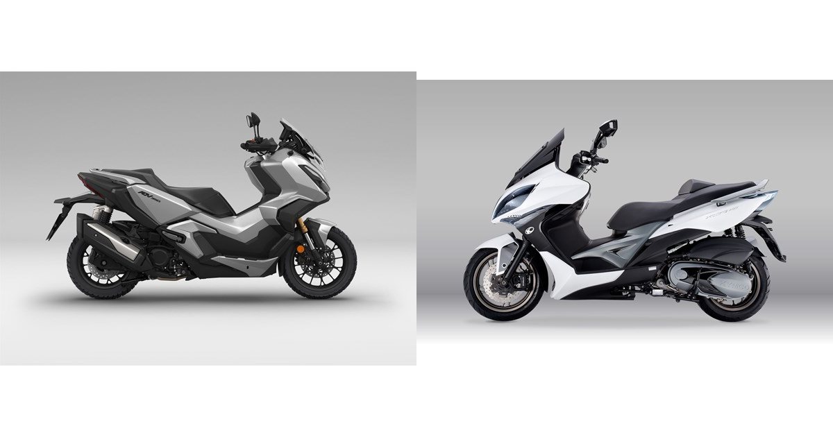 Motorrad Vergleich Honda ADV350 2022 vs. Kymco Xciting 400i ABS 2016