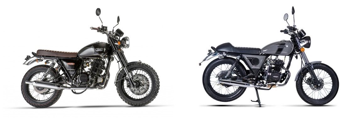 Motorrad Vergleich Mash Two Fifty 2017 vs. Mash Fifty 2022