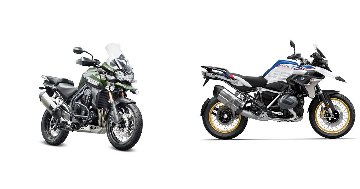 Motorrad Vergleich Triumph Tiger Explorer XC 2014 vs. BMW R 1250 GS 2019