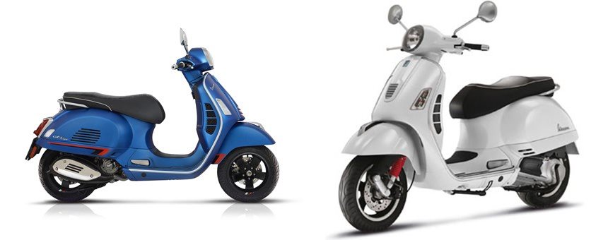 Motorrad Vergleich Vespa GTS 125 i.e. Super Sport 2020 vs. Vespa GTS 125 ie Super 2010
