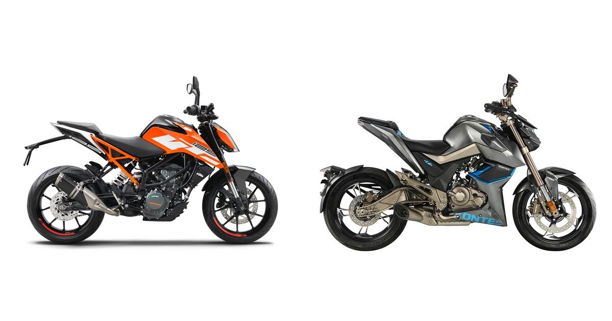 KTM 125 Duke 2019 vs Zontes 125 U 2022