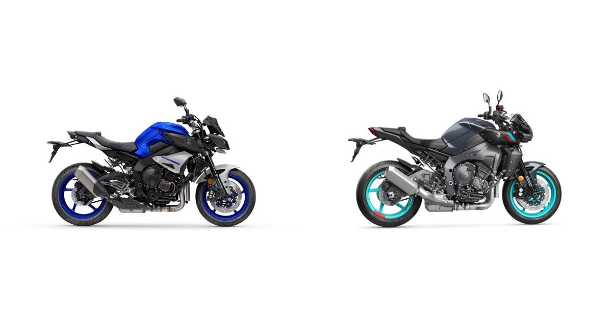 Motorrad Vergleich Yamaha MT-10 2020 vs. Yamaha MT-10 2023