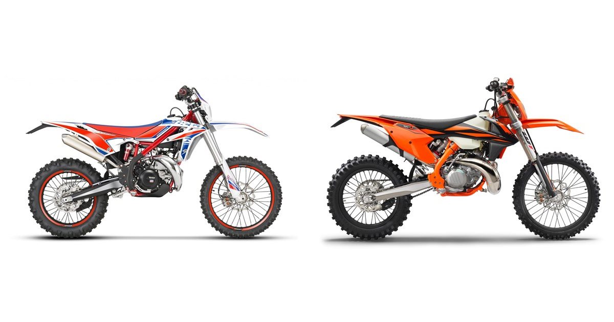 Motorrad Vergleich Beta Xtrainer 300 2022 vs. KTM 300 EXC TPI 2019