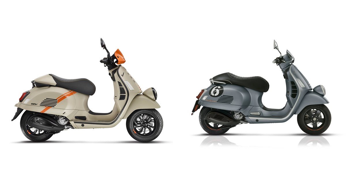 Motorrad Vergleich Vespa GTV 300 2023 vs. Vespa GTV 300 Special Edition Sei Giorni Euro4 2020