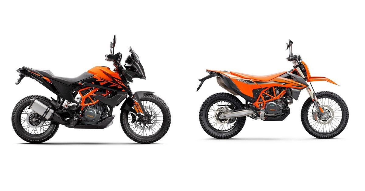 Motorrad Vergleich KTM 390 Adventure SW 2023 vs. KTM 690 Enduro R 2023