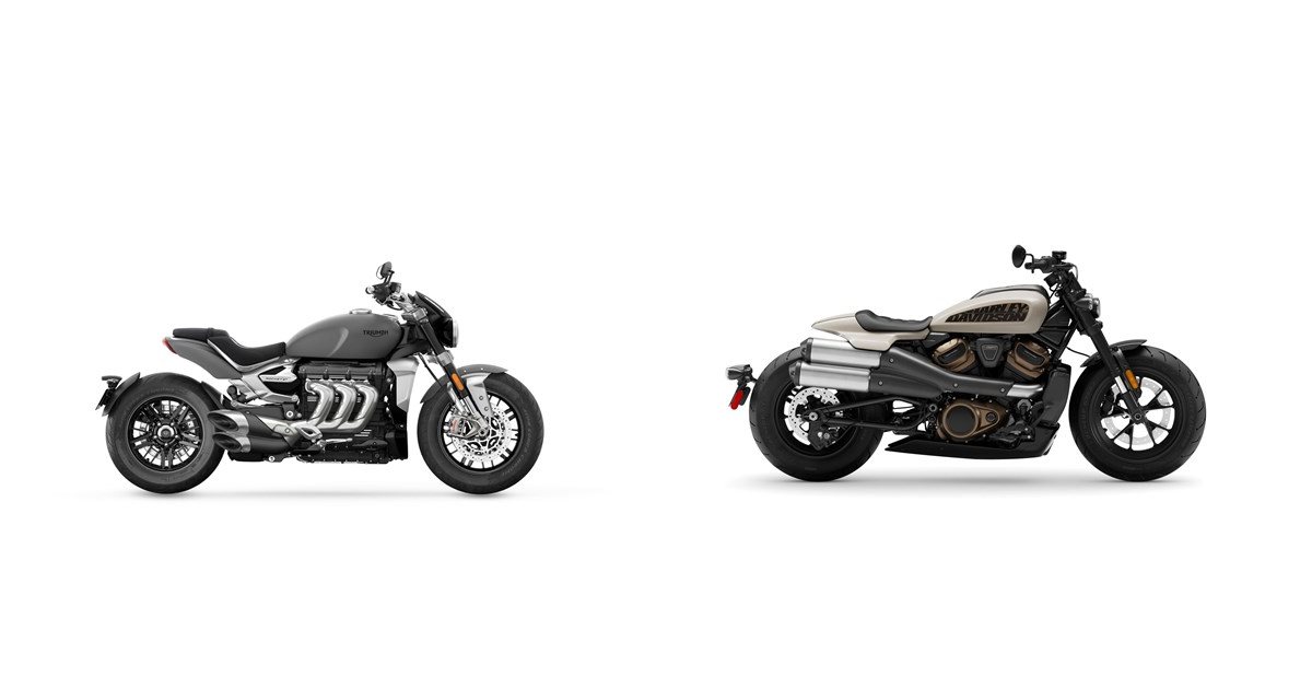 Triumph Rocket 3 R 2023 vs Harley-Davidson Sportster S RH1250S 2022