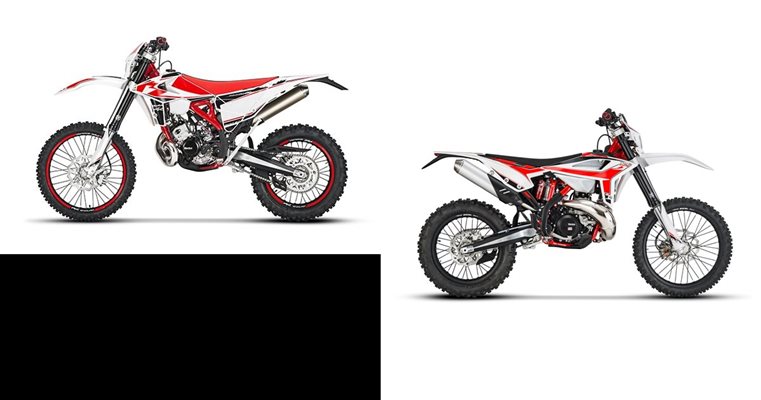 Motorrad Vergleich Beta RR 200 2T 2019 vs. Beta RR 250 2T 2020