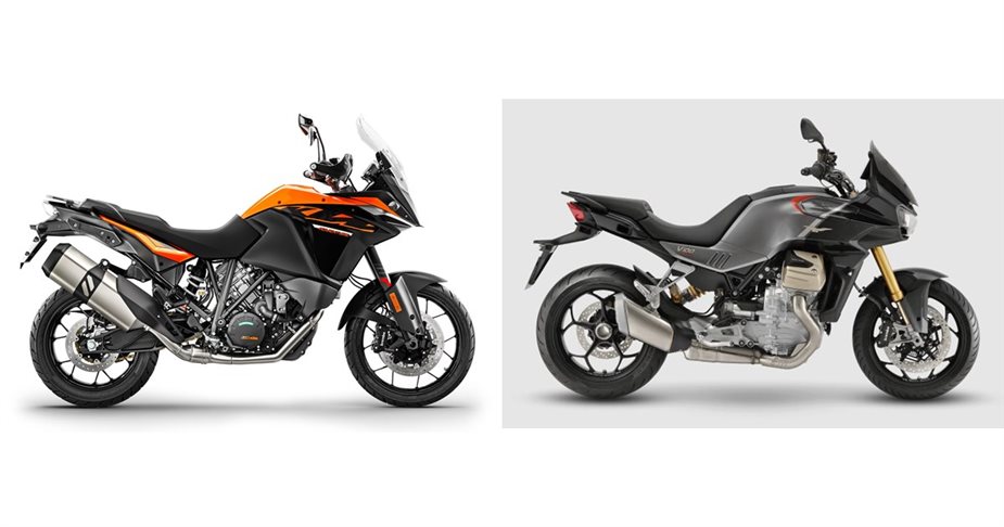 KTM 1090 Adventure 2017 vs Moto Guzzi V100 Mandello S 2023