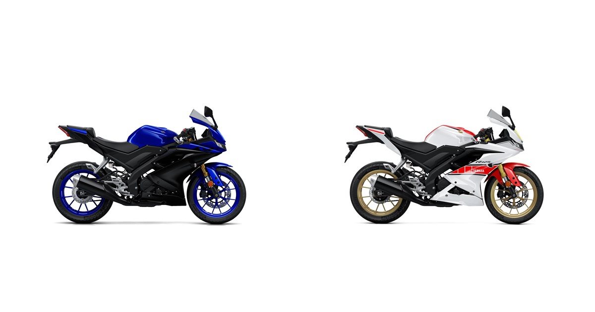 Yamaha R125 2019 vs Yamaha R125 World GP 60th Anniversary 2022