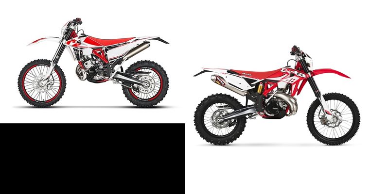 Motorrad Vergleich Beta RR 200 2T 2019 vs. Beta RR 300 2T 2014