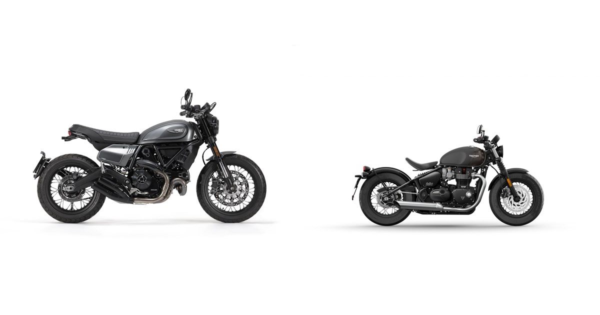 Ducati Scrambler Nightshift 2021 vs Triumph Bonneville Bobber 2021