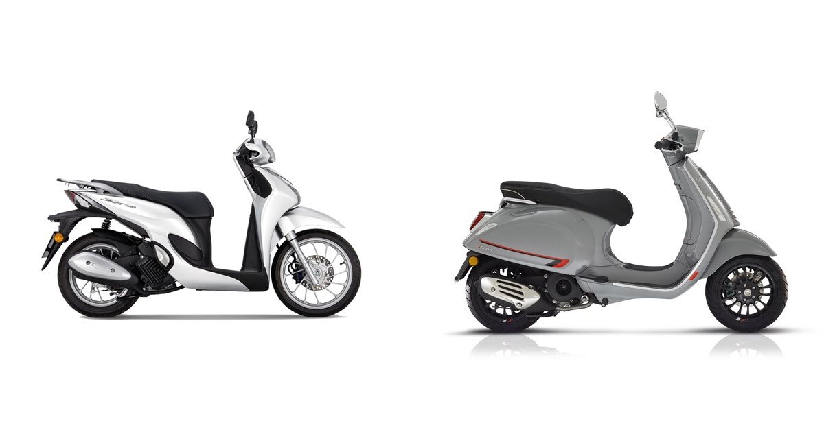 Motorrad Vergleich Honda SH Mode 125 2022 vs. Vespa Sprint 125ie 3v S 2020
