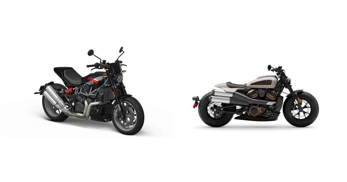 Indian FTR Sport 2023 vs Harley-Davidson Sportster S RH1250S 2023