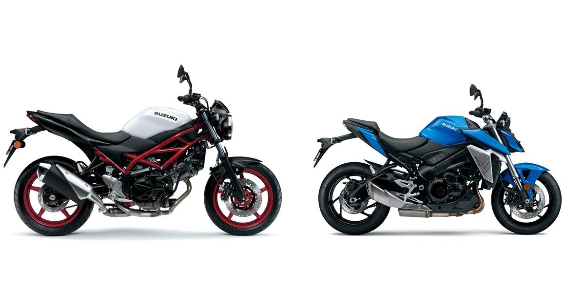 Motorrad Vergleich Suzuki SV650 2022 vs. Suzuki GSX-S950 2023