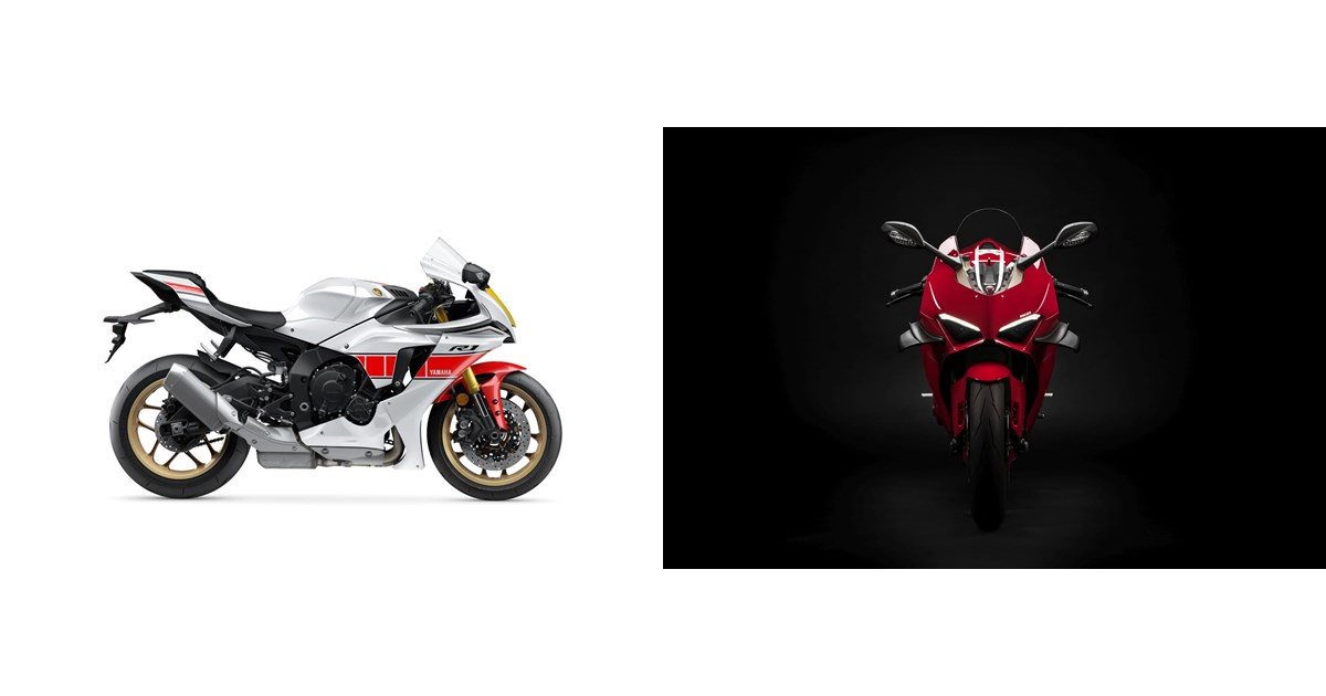Yamaha R1 World GP 60th Anniversary 2023 vs Ducati Panigale V4 2020