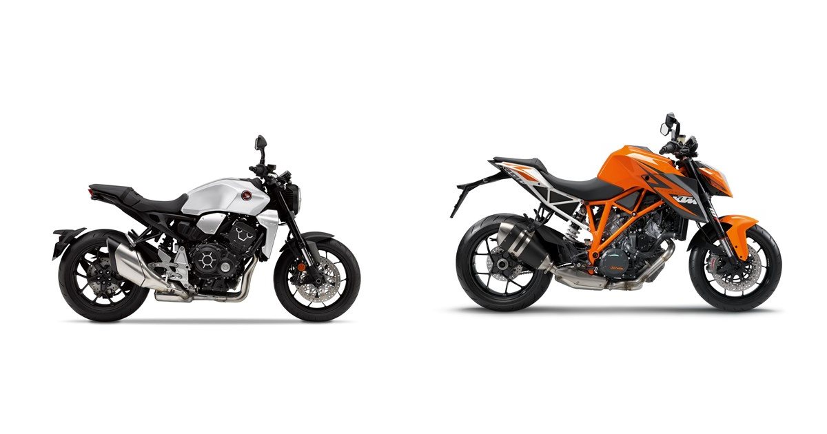 Honda CB 1000 R 2020 vs KTM 1290 Super Duke R 2015