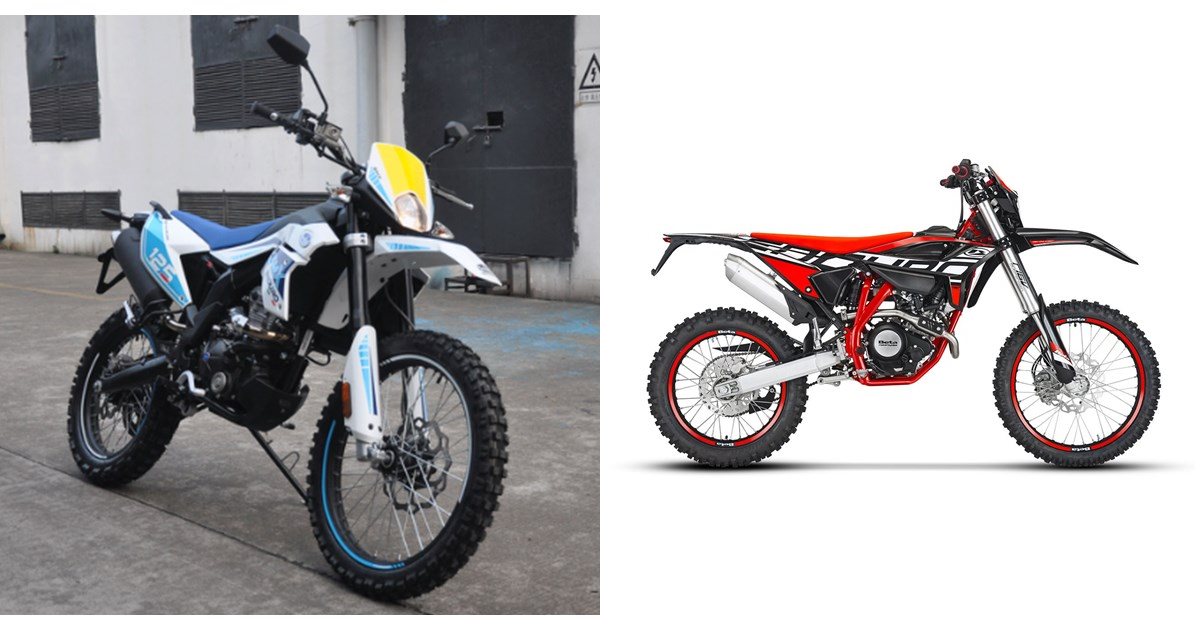 Motorrad Vergleich FB Mondial SMX 125i Enduro 2018 vs. Beta RR 125 4T ...