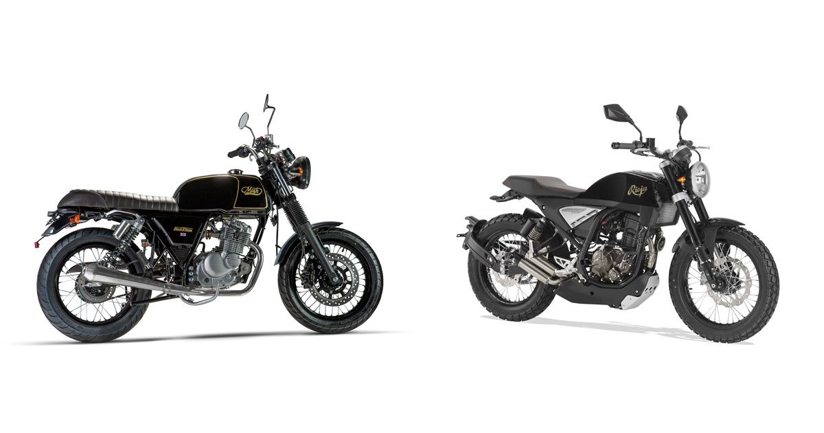 Motorrad Vergleich Mash Black Seven 2017 vs. Rieju Century 2021