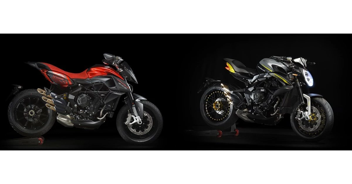 Motorrad Vergleich MV Agusta Rivale 800 2018 vs. MV Agusta Dragster 800 ...
