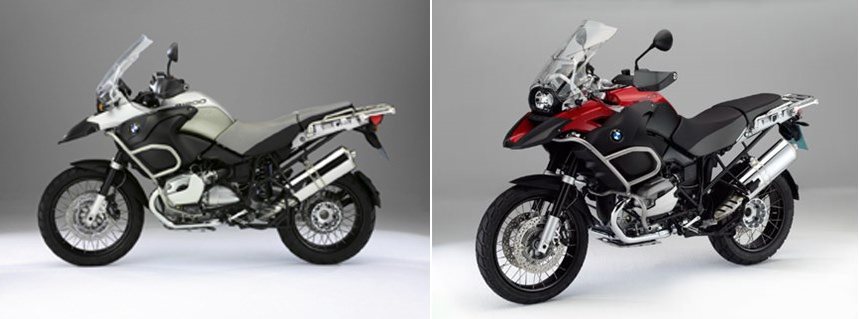 Motorrad Vergleich BMW R 1200 GS Adventure 2007 vs. BMW R 1200 GS ...