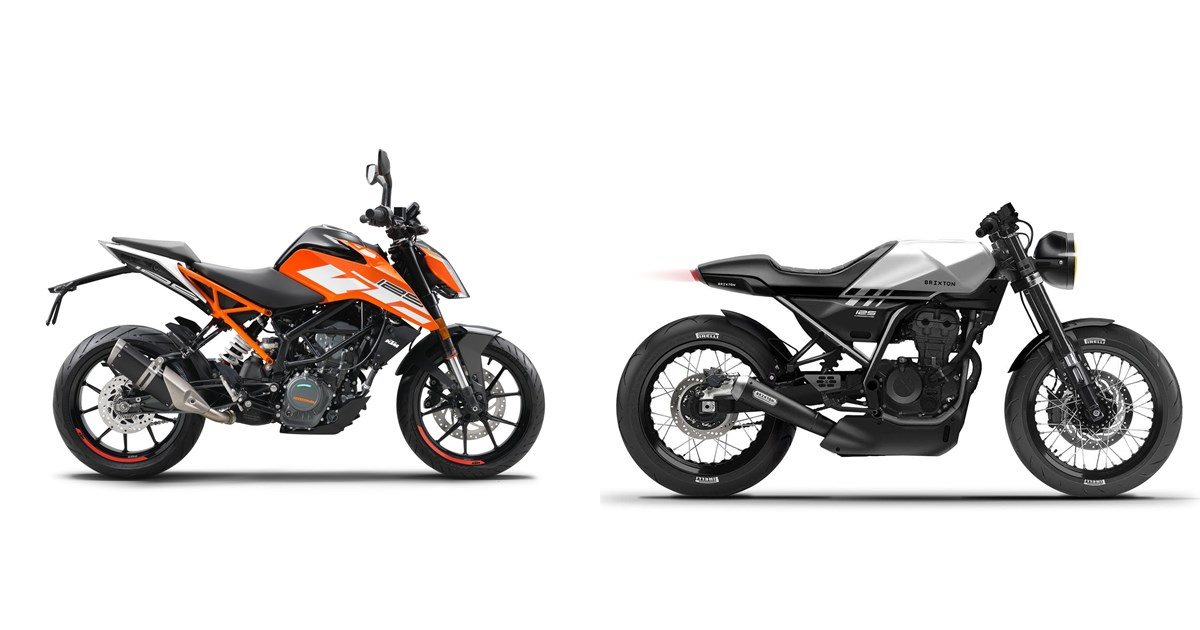Comparaison des motos KTM 125 Duke 2020 VS. Brixton Crossfire 125 2022