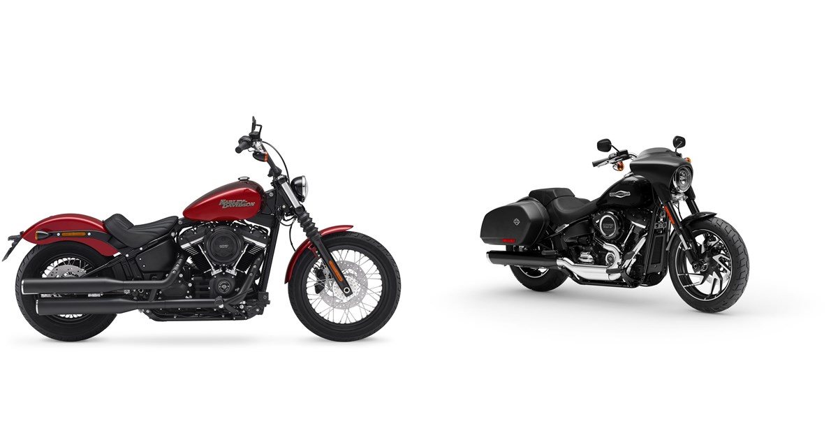 Motorrad Vergleich Harley-Davidson Softail Street Bob FXBB 2018 vs. Harley-Davidson Softail ...