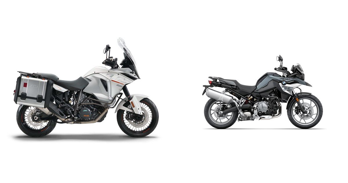 Motorrad Vergleich KTM 1290 Super Adventure 2016 vs. BMW F 750 GS 2020