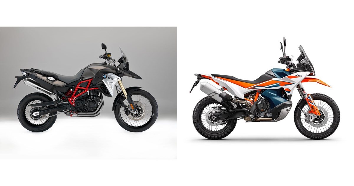 Motorrad Vergleich BMW F 800 GS 2017 vs. KTM 890 Adventure R 2023