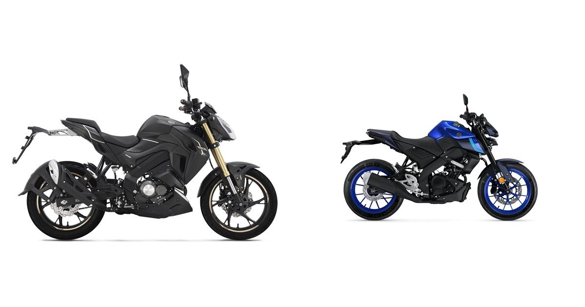 Motorrad Vergleich Keeway RKF 125 2023 vs. Yamaha MT-125 2023