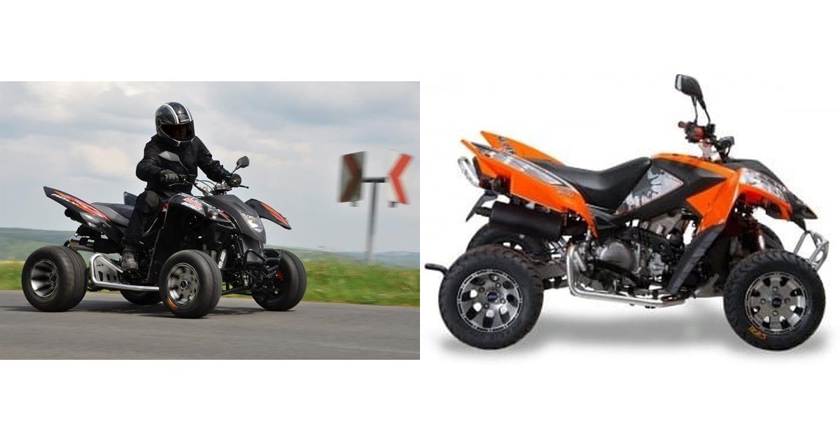 Motorrad Vergleich Adly Hurricane 450 Supermoto 2020 vs. Adly Hurricane ...