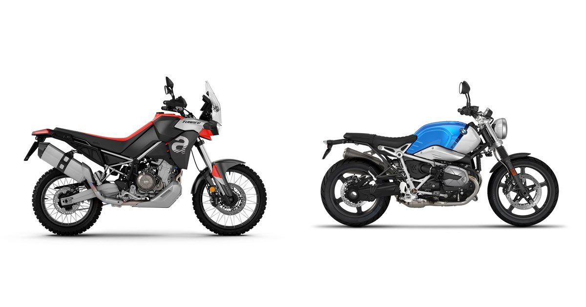 Motorrad Vergleich Aprilia Tuareg 660 2022 vs. BMW R nineT Scrambler 2021
