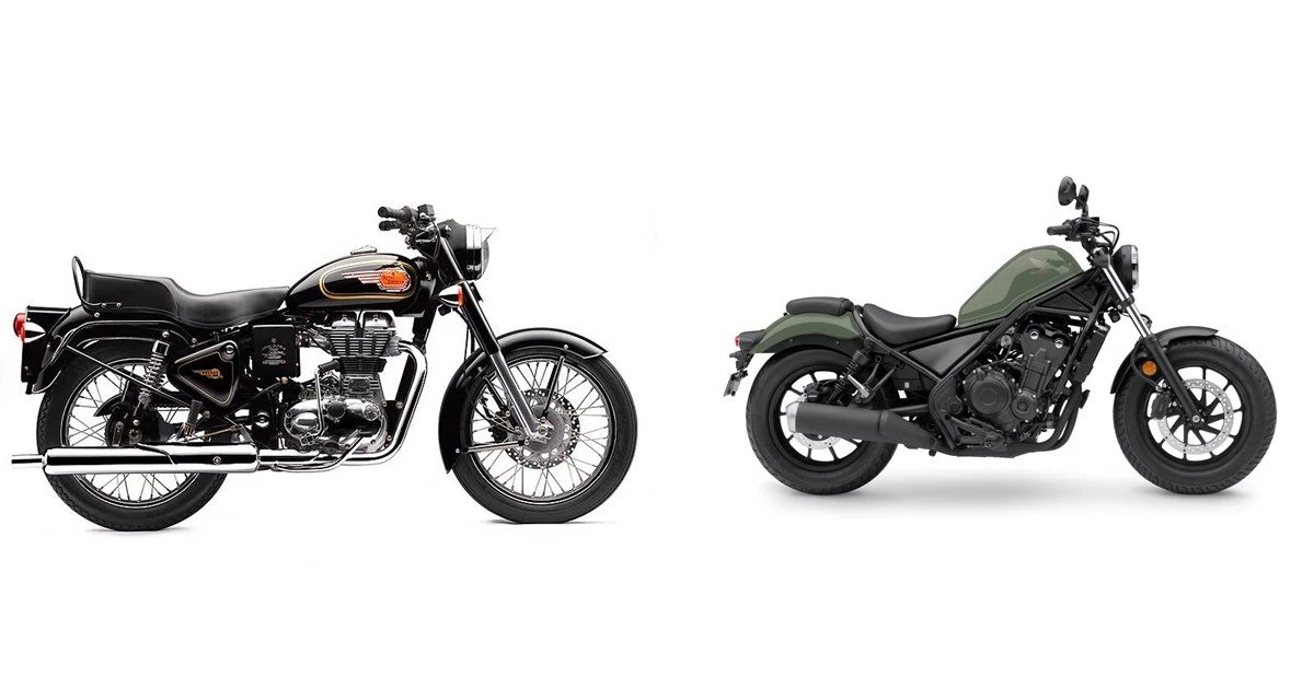Motorrad Vergleich Royal Enfield Bullet 500 EFI 2014 vs. Honda CMX500 ...