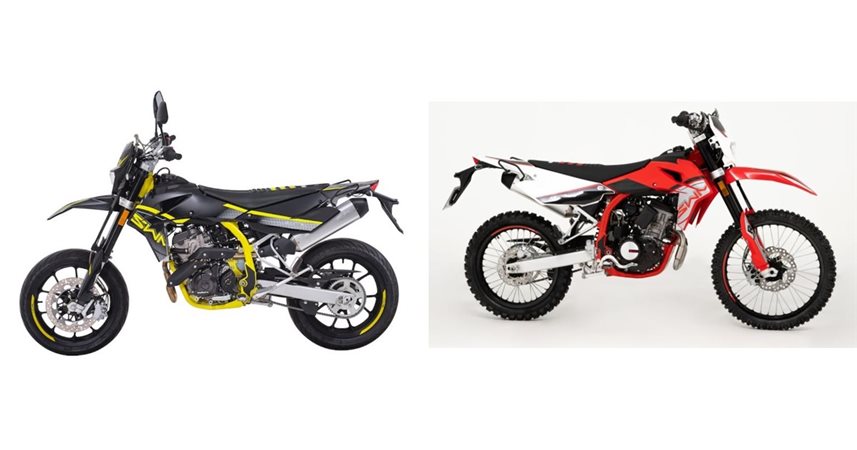 SWM SM 125 R 2022 vs SWM RS 125 R 2023