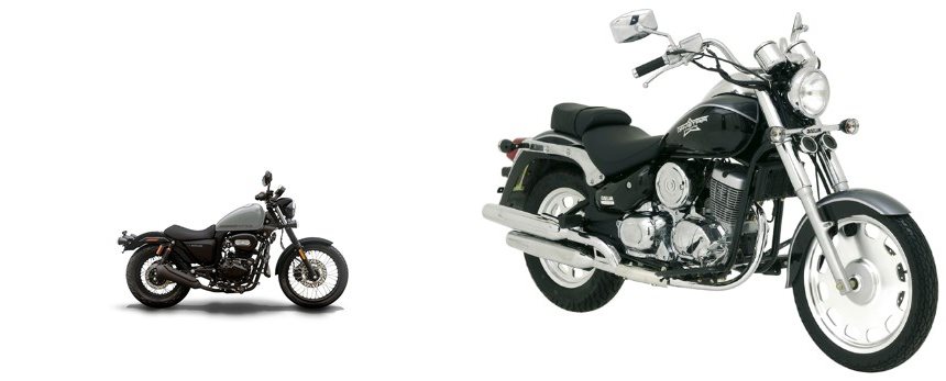 Motorrad Vergleich Motron Revolver 125 2021 Vs Daelim Vs 125 2007