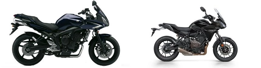 Motorrad Vergleich Yamaha FZS 600 Fazer S 2008 vs. Yamaha Tracer 700 2016