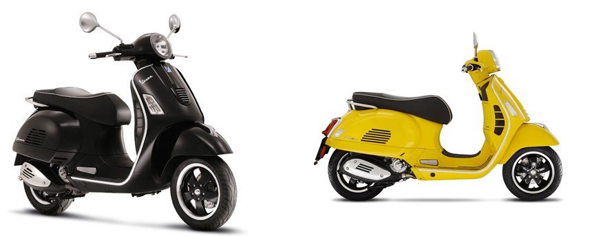 Motorrad Vergleich Vespa GTS 300 i.e. Super 2009 vs. Vespa GTS 300 hpe Super 2021