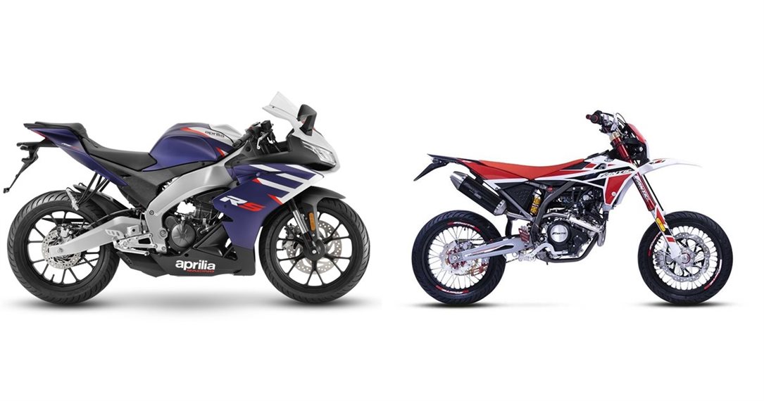Motorrad Vergleich Aprilia RS 125 2021 vs. Fantic XMF 125 Competition 2022