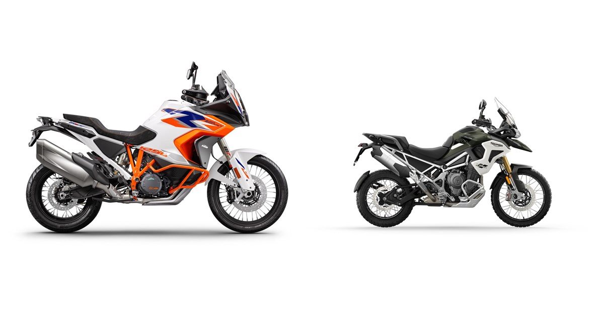 KTM 1290 Super Adventure R 2023 vs Triumph Tiger 1200 Rally PRO 2023
