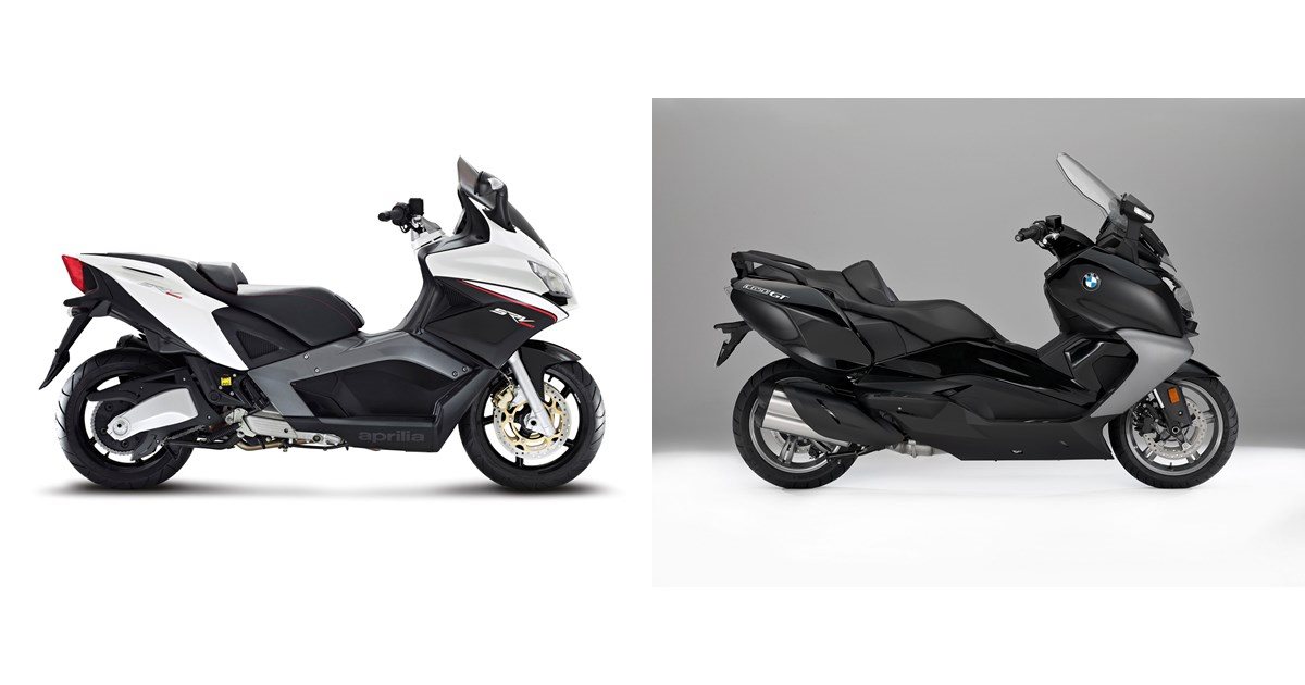 Motorrad Vergleich Aprilia SRV 850 i.e. ABS/ATC 2015 vs. BMW C 650 GT 2017
