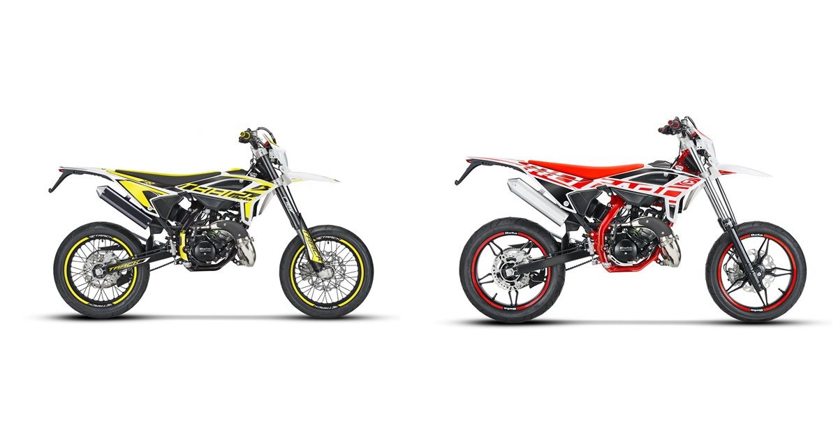 Motorrad Vergleich Beta RR 50 Motard Track 2023 vs. Beta RR 50 Motard ...