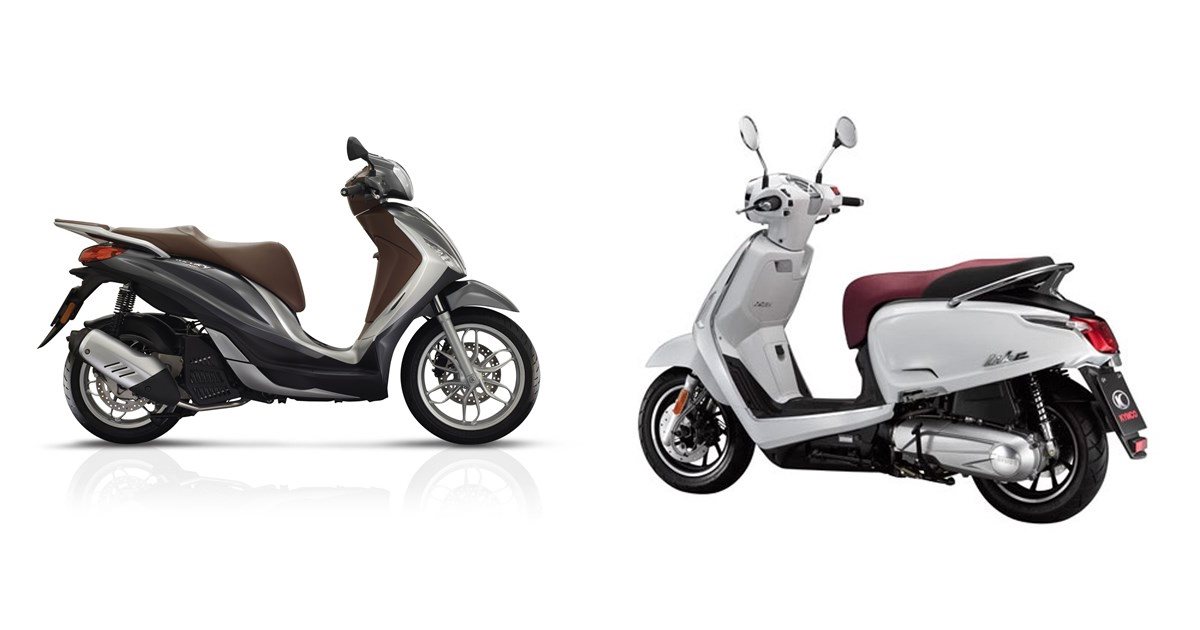 Motorrad Vergleich Piaggio Medley 125 Ie Iget 2017 Vs Kymco New Like