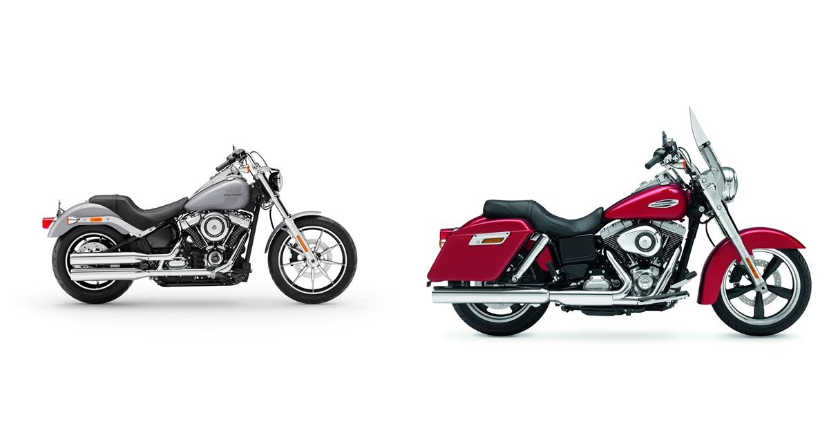Motorrad Vergleich Harley-Davidson Softail Low Rider FXLR 2020 vs ...