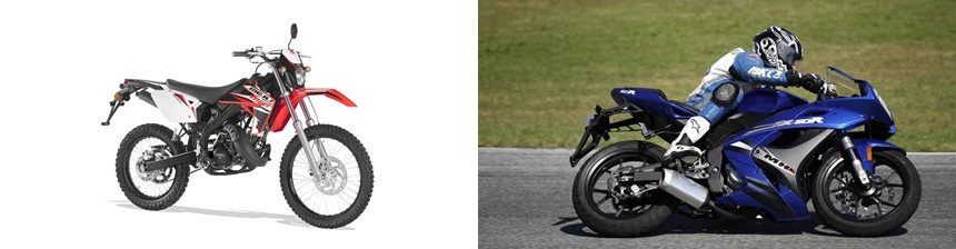 Motorrad Vergleich Rieju MRT 50 2021 vs. Motorhispania RX50 R 2009