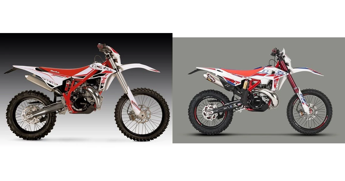 Motorrad Vergleich Beta Xtrainer 300 2015 vs. Beta RR 300 Racing 2019